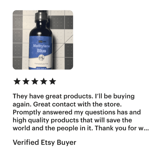 Methylene Blue Pharmaceutical Grade 1% USP – Stop EMF